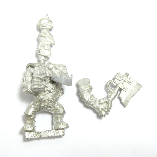 WARHAMMER 40000 40K CITADEL GAMES ORC NOB ORKS MINIATURES METAL GW 1998 ...