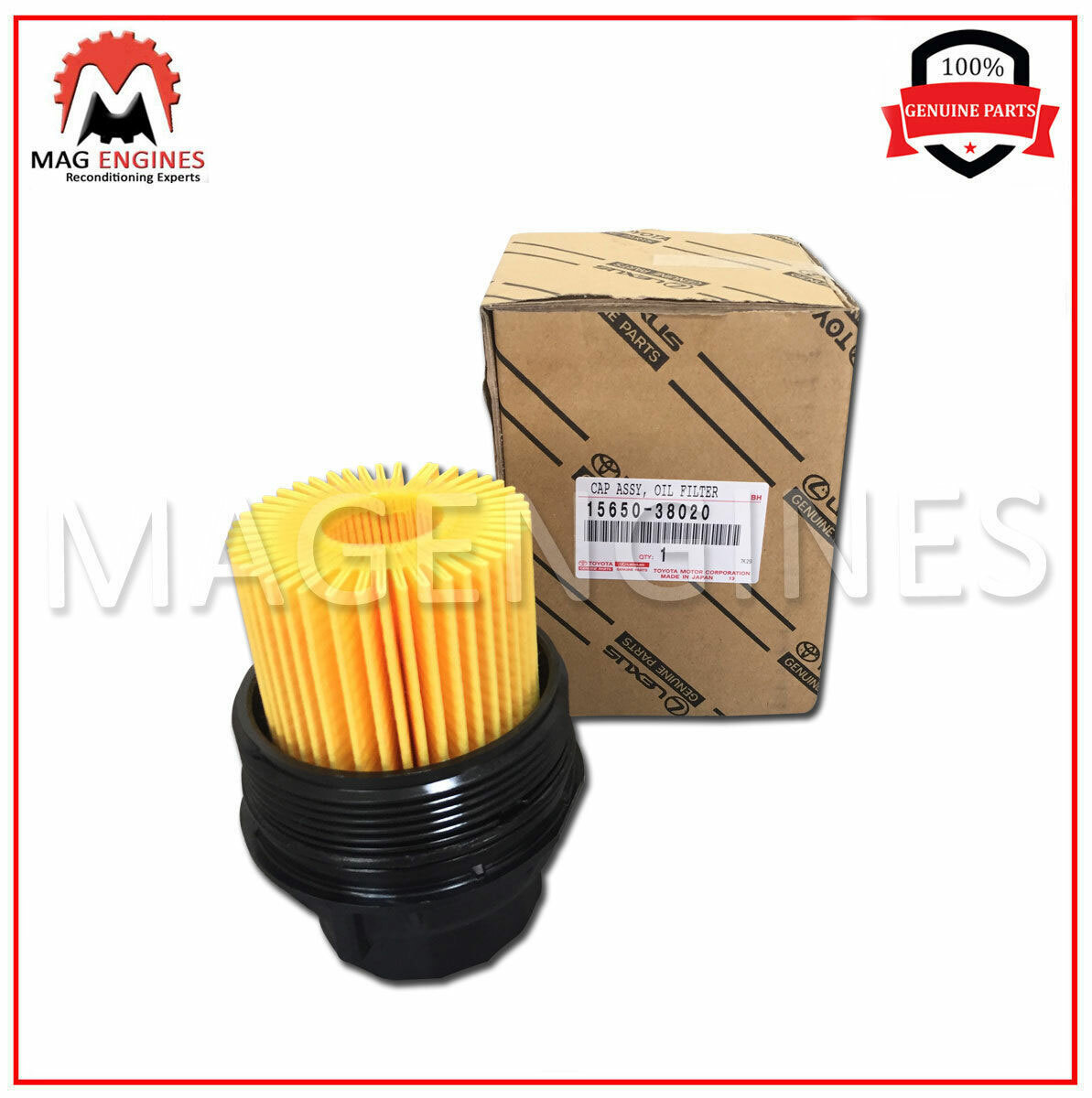 15650-38020 GENUINE OEM OIL FILTER HOUSING CAP ASSY 1565038020 | eBay