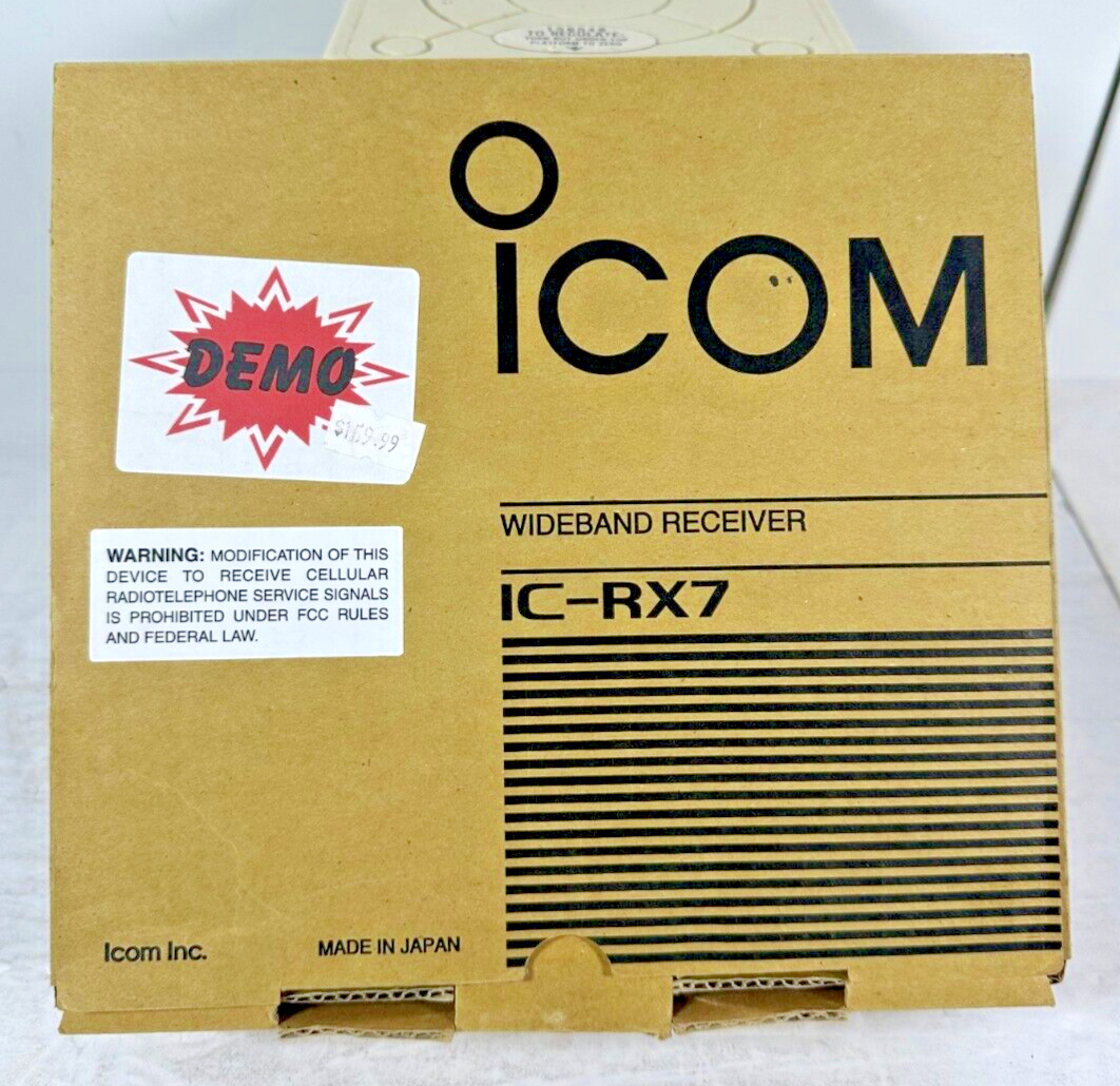 NEW ICOM IC-RX7 Wideband HT Receiver NEW IN BOX | eBay