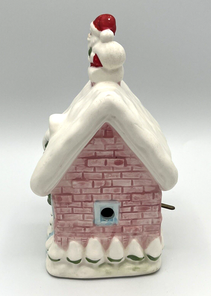 Vtg Lego Music Box Christmas Village House "Here Comes Santa Claus ...