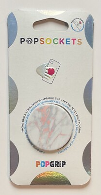 PopSockets Phone Grip & Stand With Swappable Top Rose Gold Marble | eBay UK