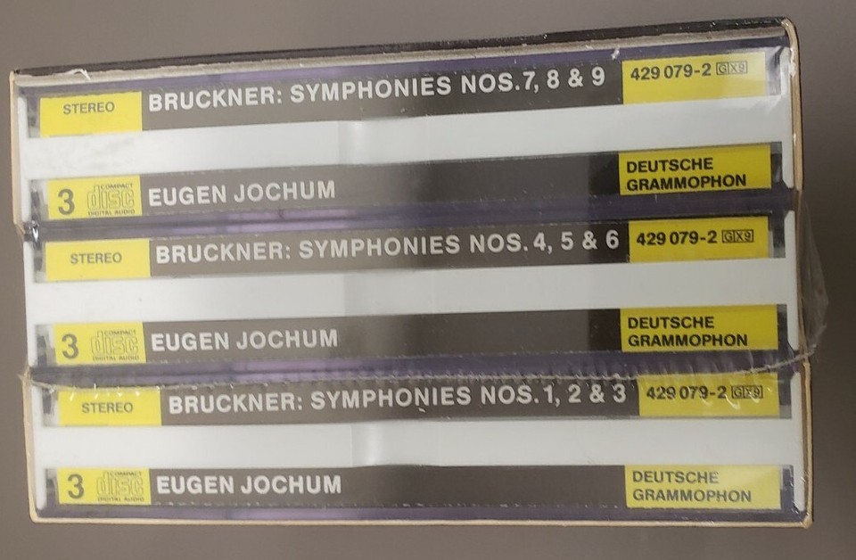 NEW Anton Bruckner 9 Symphonien Symphonies Eugen Jochum 9 CD Box set ...