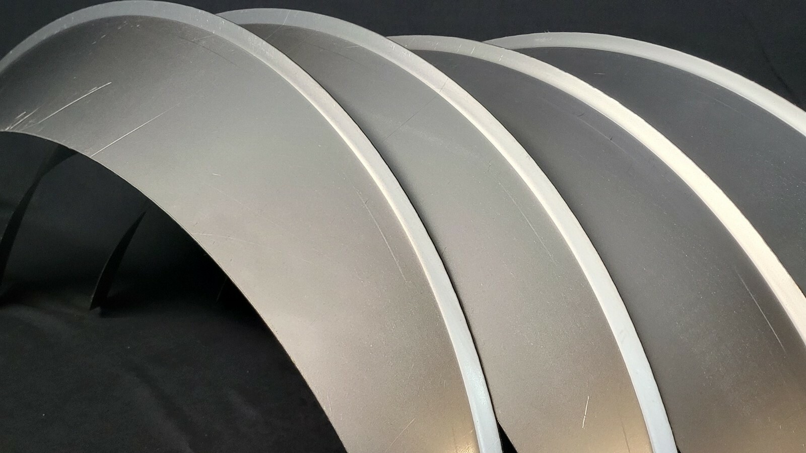 Universal Metal Fender Flares Style 4: 2.75" Wide, 4-piece set (hand ...