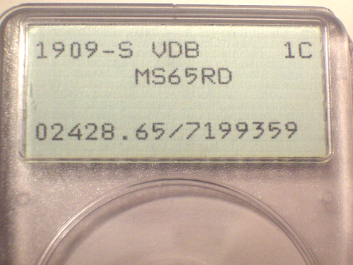 1909-S VDB * PCGS MS65 RD RED " OGH - RATTLER " LINCOLN Wheat Cent ...