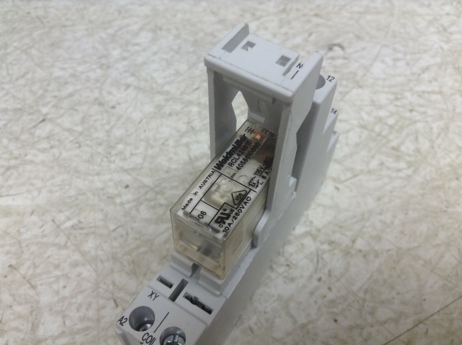 Weidmuller RCL424615 115 VAC Coil Relay w/ Base | eBay