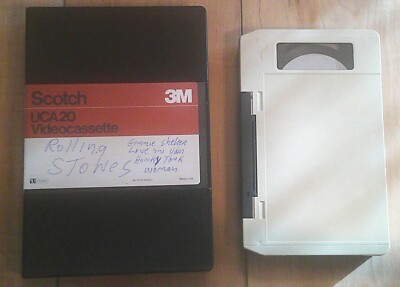 Vintage 3/4" U-Matic Video cassette "The Rolling Stones" 3 songs? 20 ...