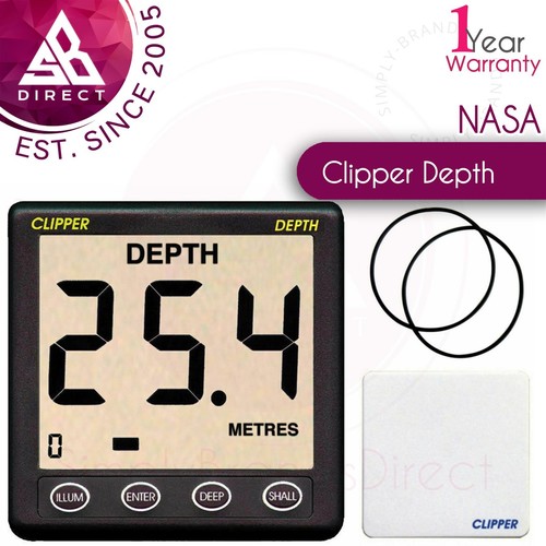 NASA Marine Clipper Depth Repeater Display with 5m Cable│10mA + 25mA ...