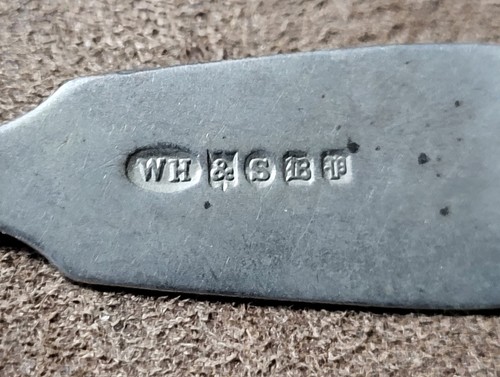 Antique 5” Silver Plated Spoon in Fiddleback Pattern by William Page ...