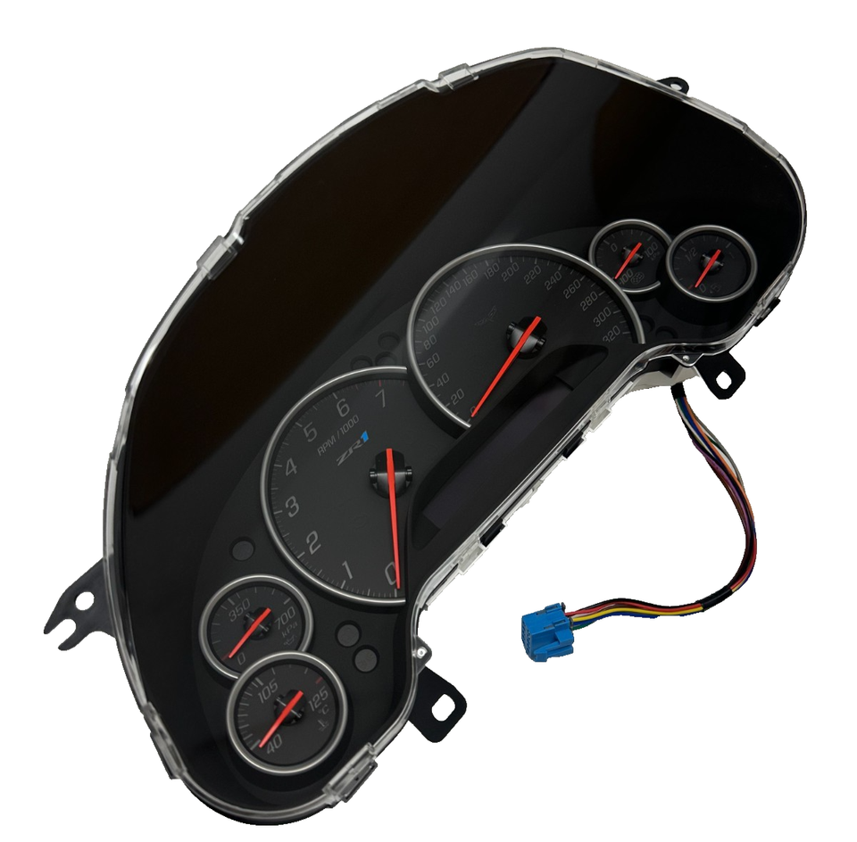 OEM 2012 Chevrolet Corvette C6 ZR1 Logo Speedometer Cluster KPH ...