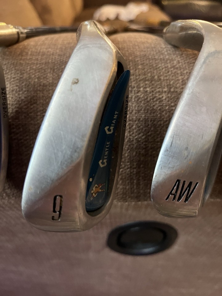 Gentle Giant Golf Oversize Irons 3,5,7,9,AW,P,S Graphite Shaft Reg ...
