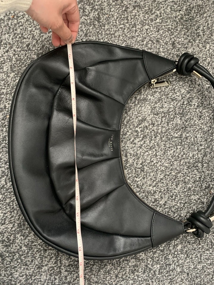 Ted Baker Leather Shoulder Cross Body Bag Black | eBay UK