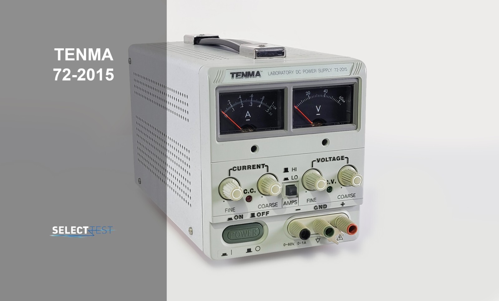 TENMA 72-2015 POWER SUPPLY 0-60 VOLTS, 0-1 AMPS, 60 WATTS **LOOK** (REF ...