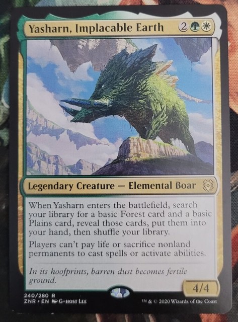 MTG Yasharn, Implacable Earth Zendikar Rising 240/280 Regular Rare for ...