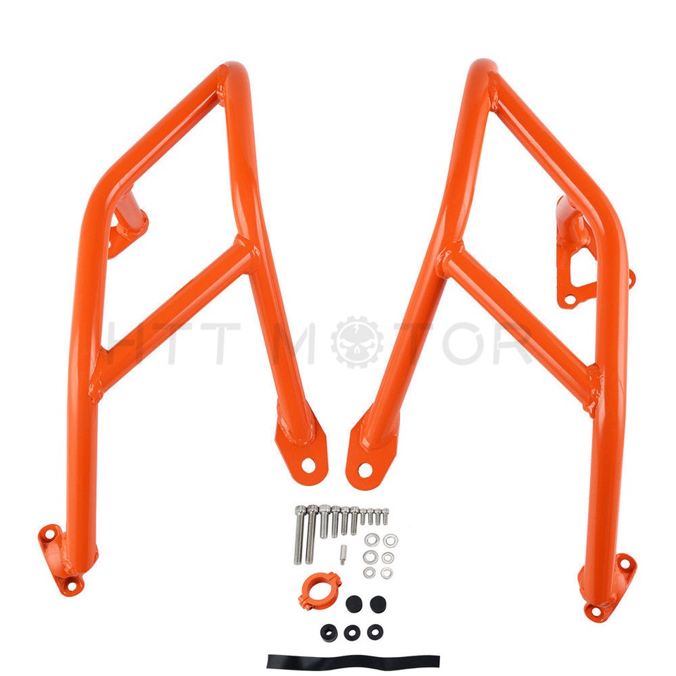 For KTM 1290 Super Duke R GT Orange Side Crash Bar Hoop Frame Bumper ...