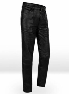 Jim Morrison Jeans Pants trousers premium quality Cow Plain Leather | eBay