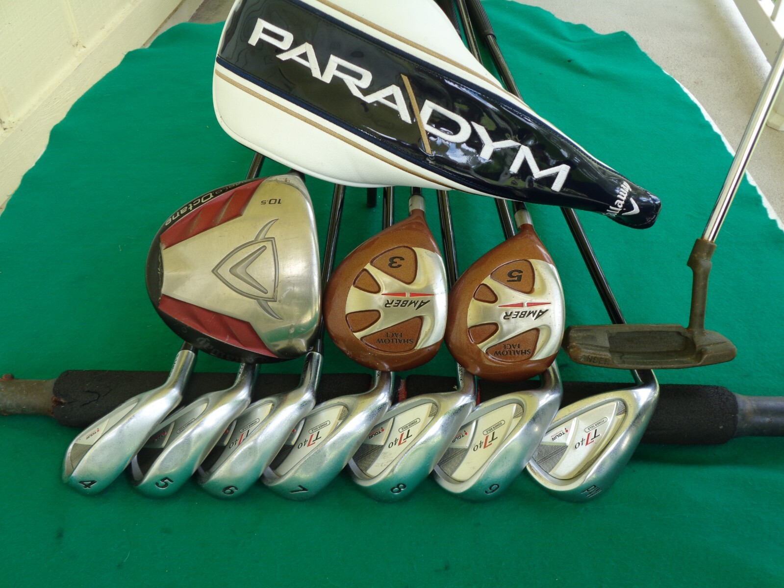 Callaway Amber Tour Collection Irons Driver Woods Men Complete Golf ...