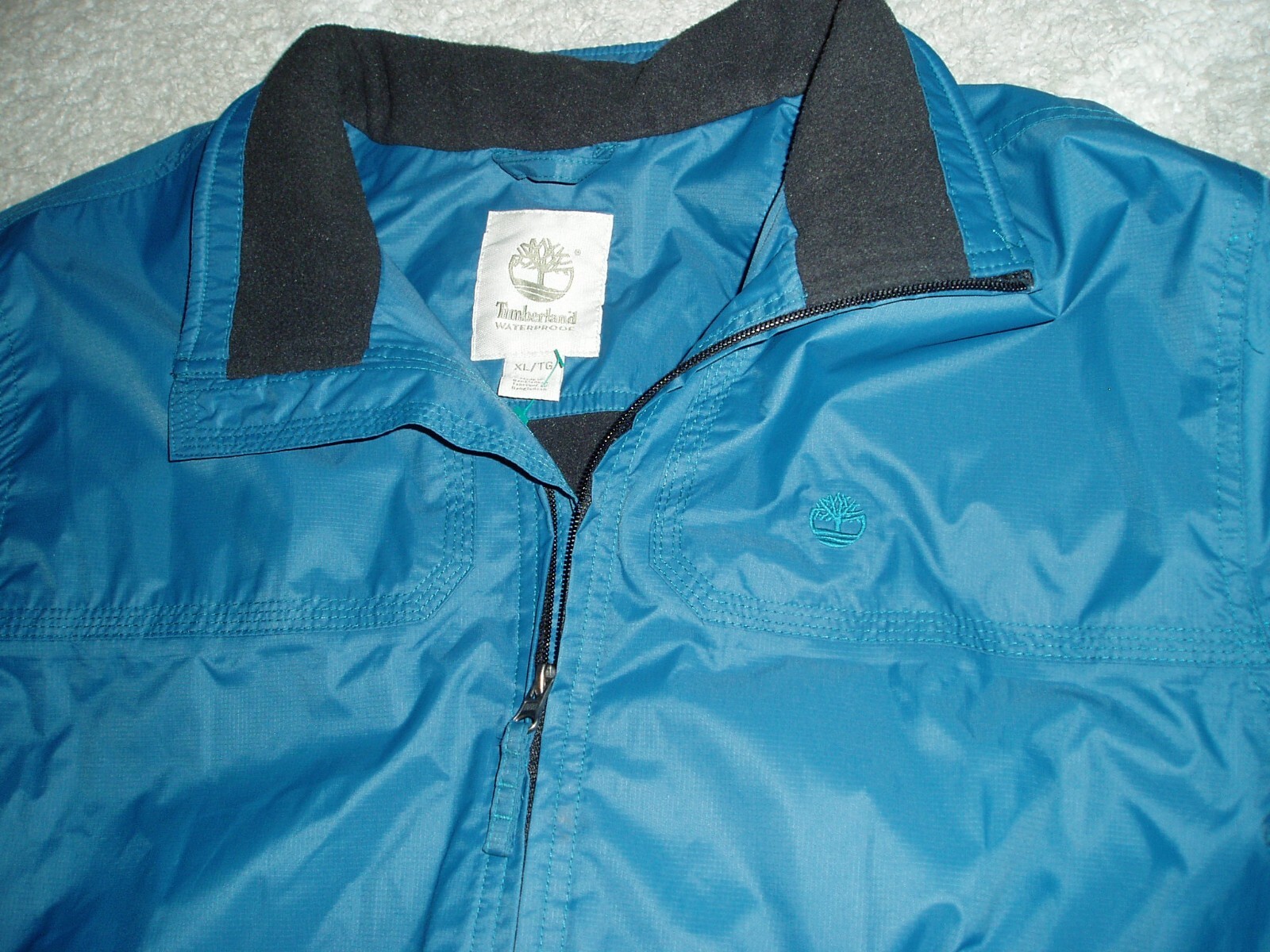 MENS TIMBERLAND WATERPROOF 100% NYLON ZIP FRONT JACKE… - Gem