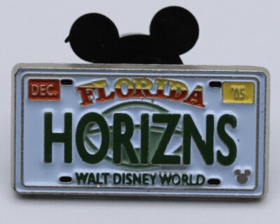 Disney WDW Florida December HORIZNS License Plate Collector’s Pin | eBay