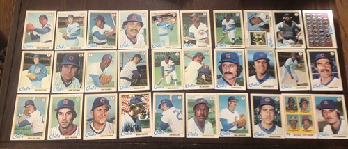 1978 TOPPS CHICAGO CUBS TEAM SET (30) NICE! | eBay