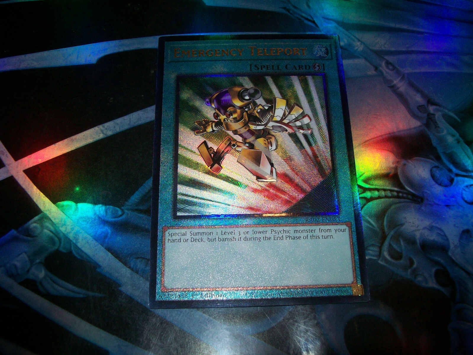 Emergency Teleport 1st Edition Prismatic Ultimate Rare RA02-EN053 Yu-Gi ...