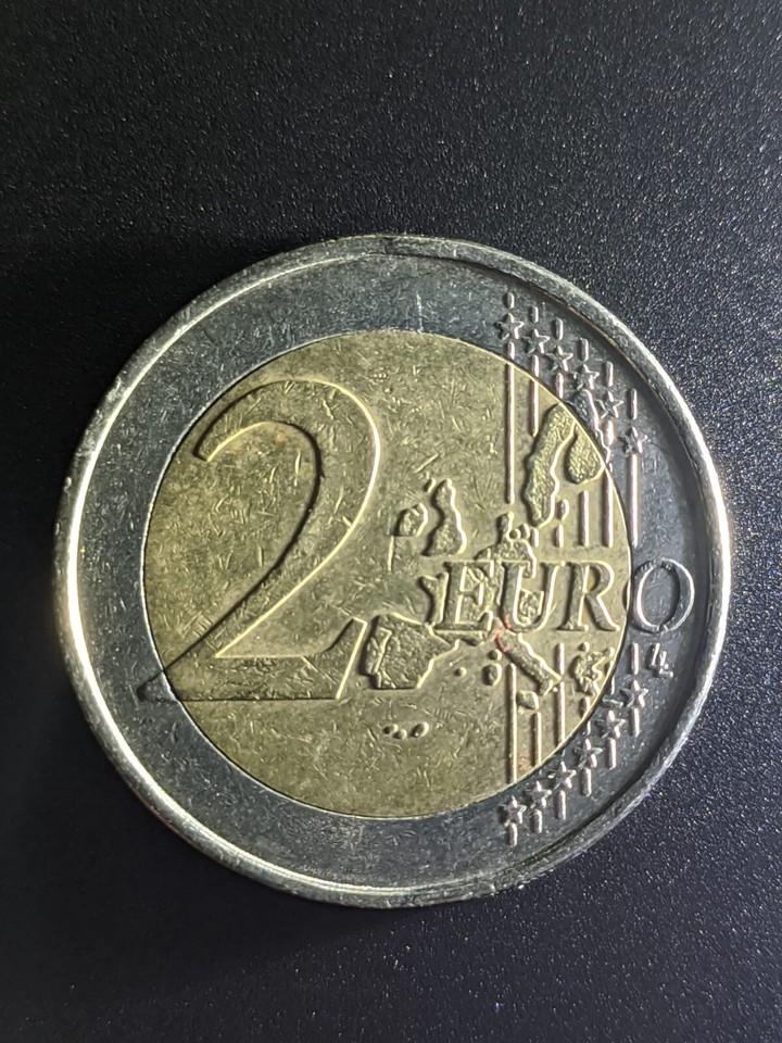 2002 Germany 2 euro coin with letter G, EXTREMELY RARE COIN very fine ...