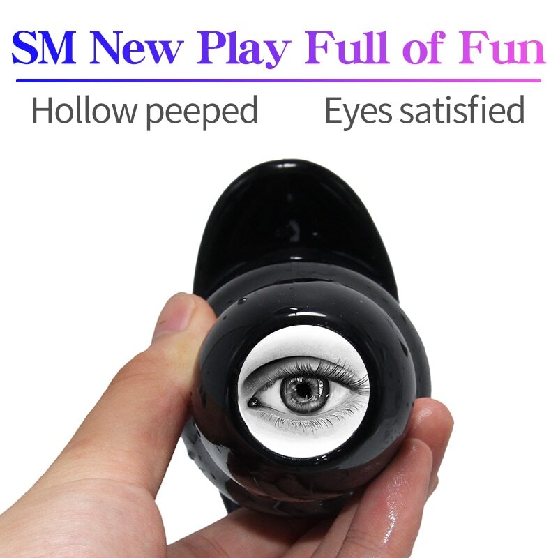 Hollow Anal Butt Plug Tunnel with Stopper Anus Expander Speculum BDSM ...