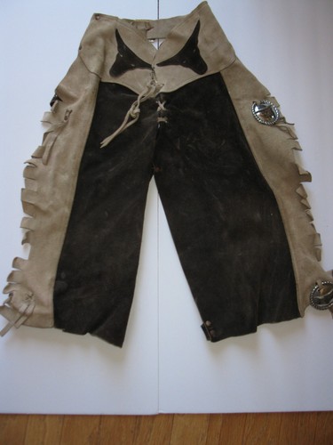 vintage kids leather chaps - Gem