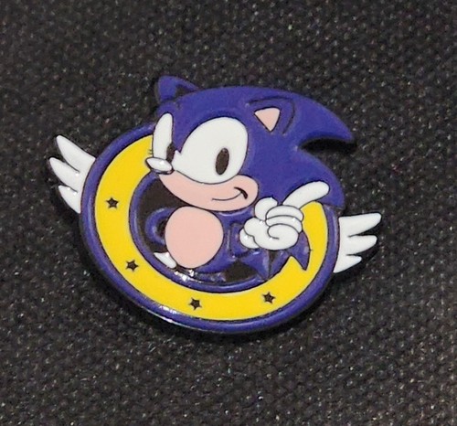 Sonic The Hedgehog Metal Enamel Pin, Classic Sega | eBay