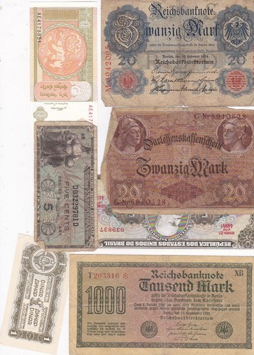 KAPPYSCOINS WC287 ESTATE WORLD CURRENCY COLLECTION LO1 of 20 VINTAGE ...