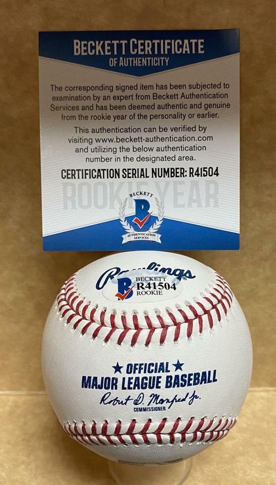 RYLEY GILLIAM NEW YORK METS ROOKIE YEAR SIGNED AUTO M.L. BASEBALL ...