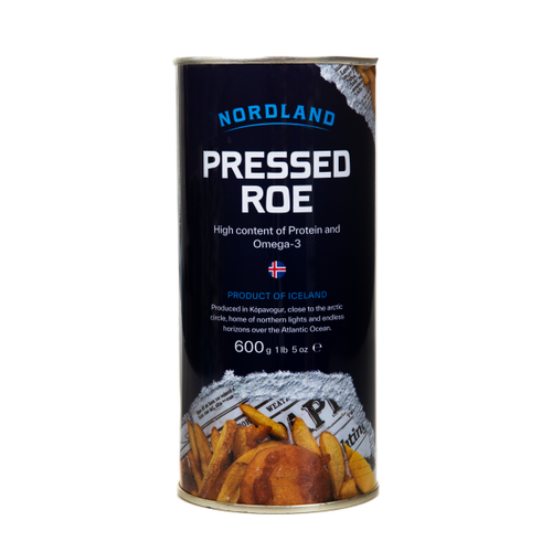 Nordland Cod Roe Pressed 600g, Tin, Chippy Style (Served in Fish &Chip ...