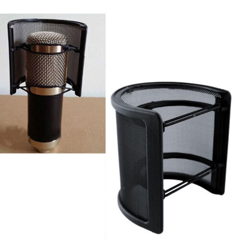Microphone Filter Handheld Mic Shield Saliva Block Mesh Windscreen ...