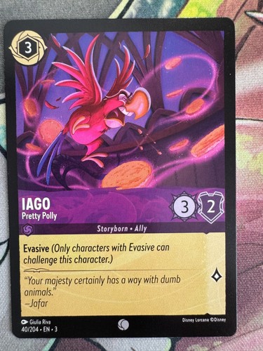 Iago Nonfoil/Regular Disney Lorcana TCG LDC329 | eBay