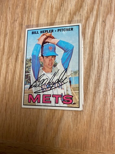 1967 Topps Baseball Bill Hepler New York Mets Card #144 | eBay