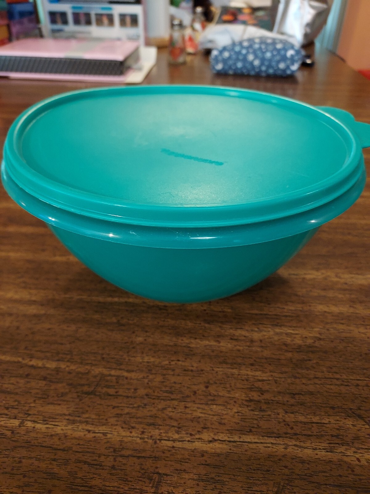 Vintage TEAL tupperware bowl 7inch With LID,VGC. | eBay
