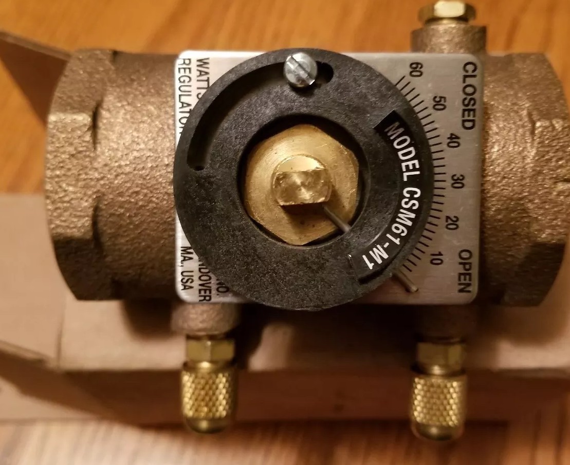 Watts 0856744 Accurate Flow Measurement Valve 1-1/2" CSM-61- M1-T NEW ...