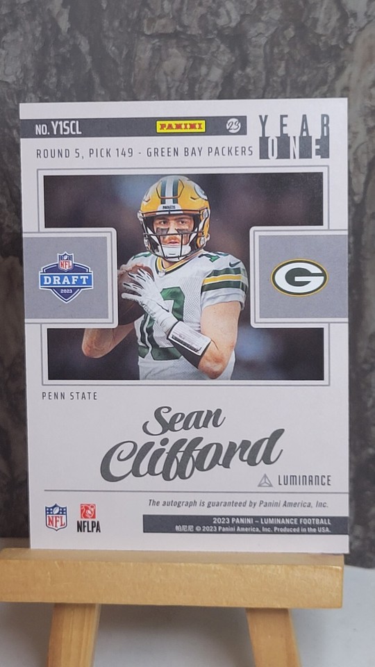 Sean Clifford 2023 Panini Luminance Year One Signature Autograph On ...