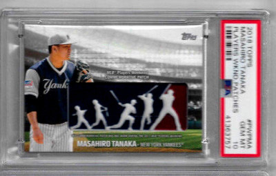 2018 Topps Masahiro Tanaka Players WKND Patches PSA 10 | eBay