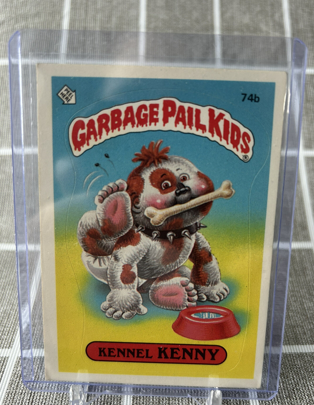 Vintage Garbage Pail Kids Series 2 Card #74b KENNEL KENNY 1985 gloss ...