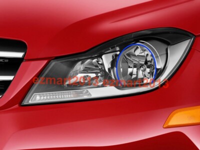 RGB halo ring for W204 C180 C350 C300 11-14 LCI halogen headlight APP ...