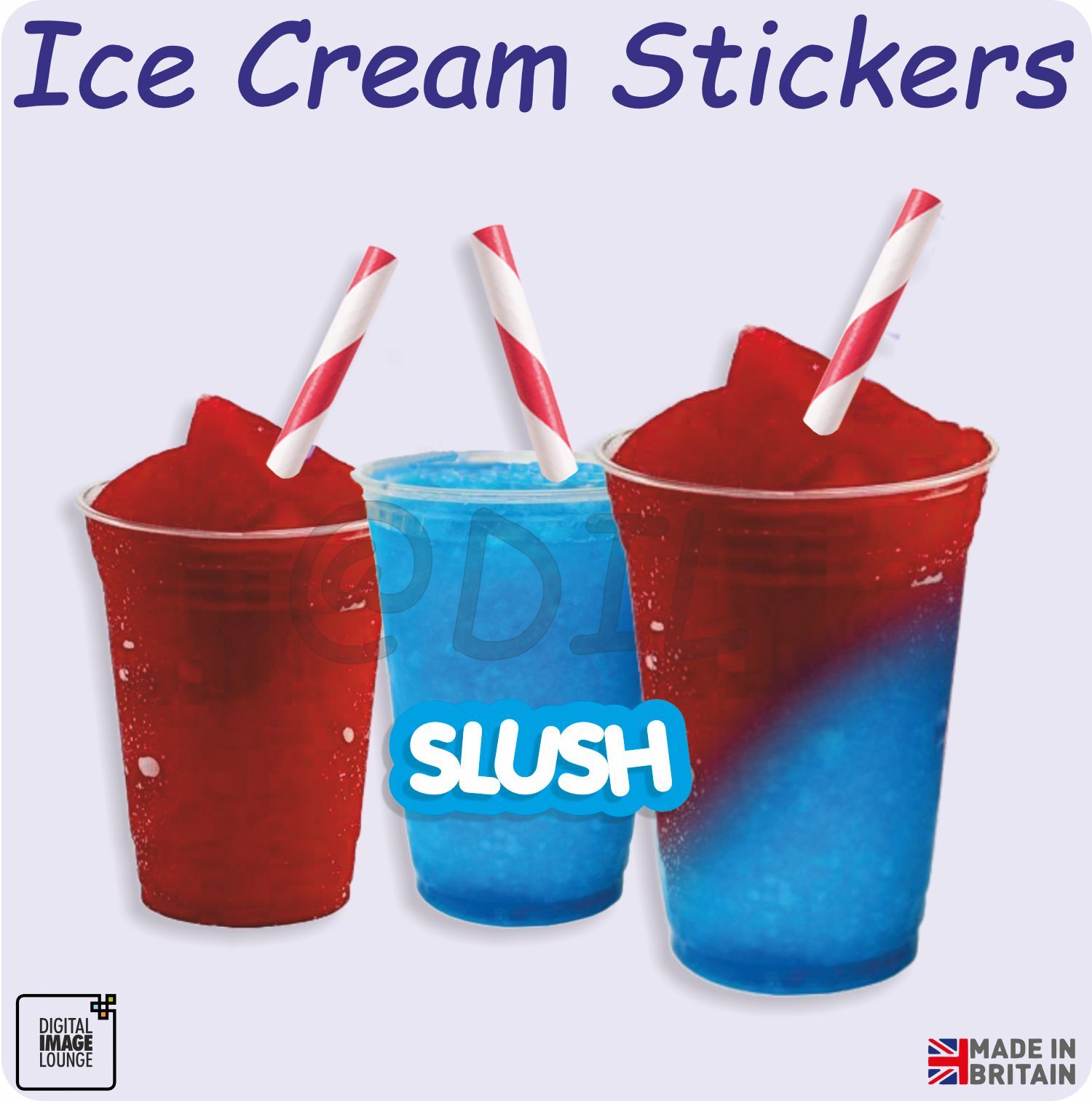 ICE CREAM Stickers - Slush - Slushy - Slush Mountain - VAN WINDOW ...
