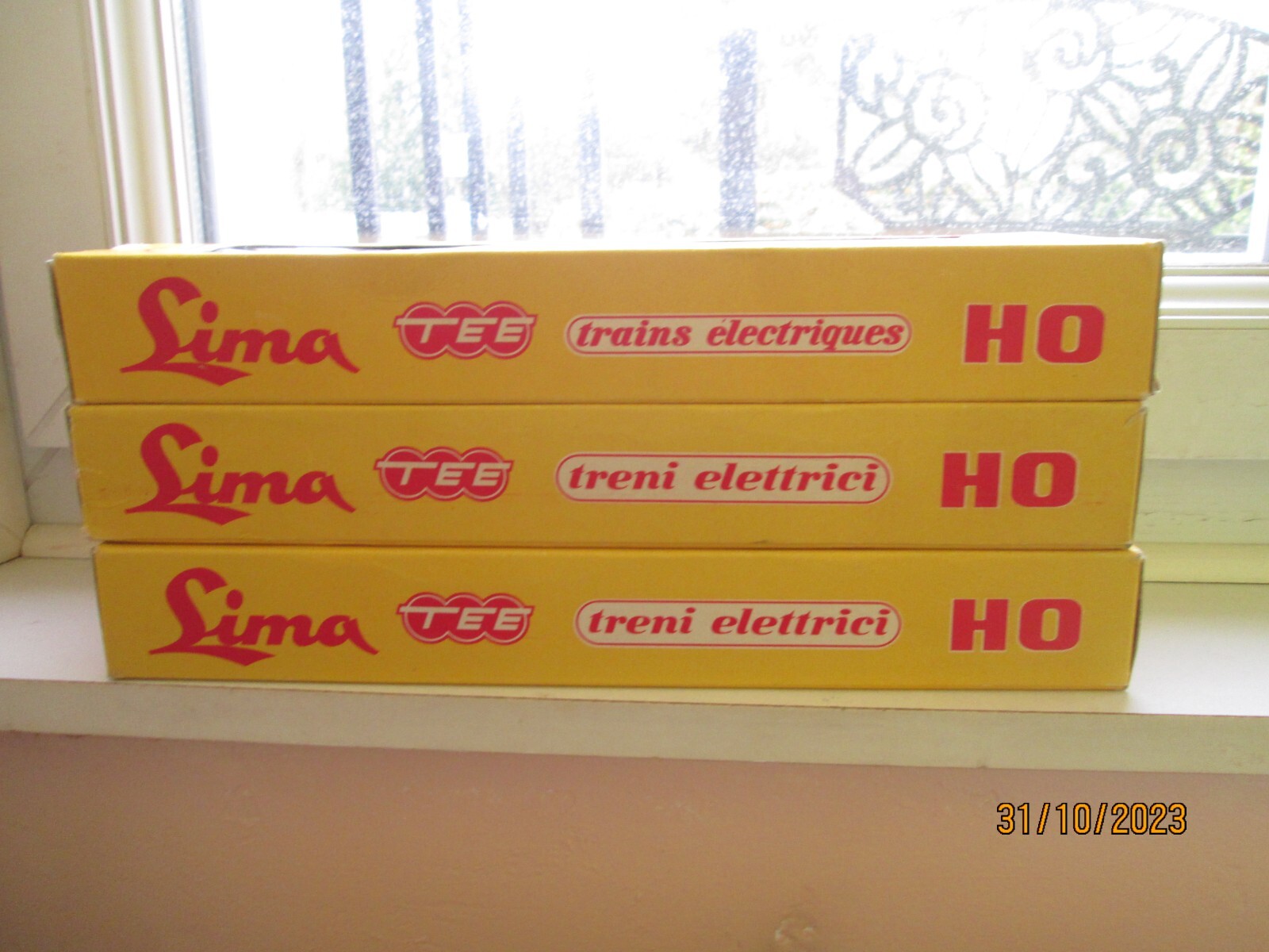 superbe coffret de train lima trans Europe Expresse 3 élément en boîte ...