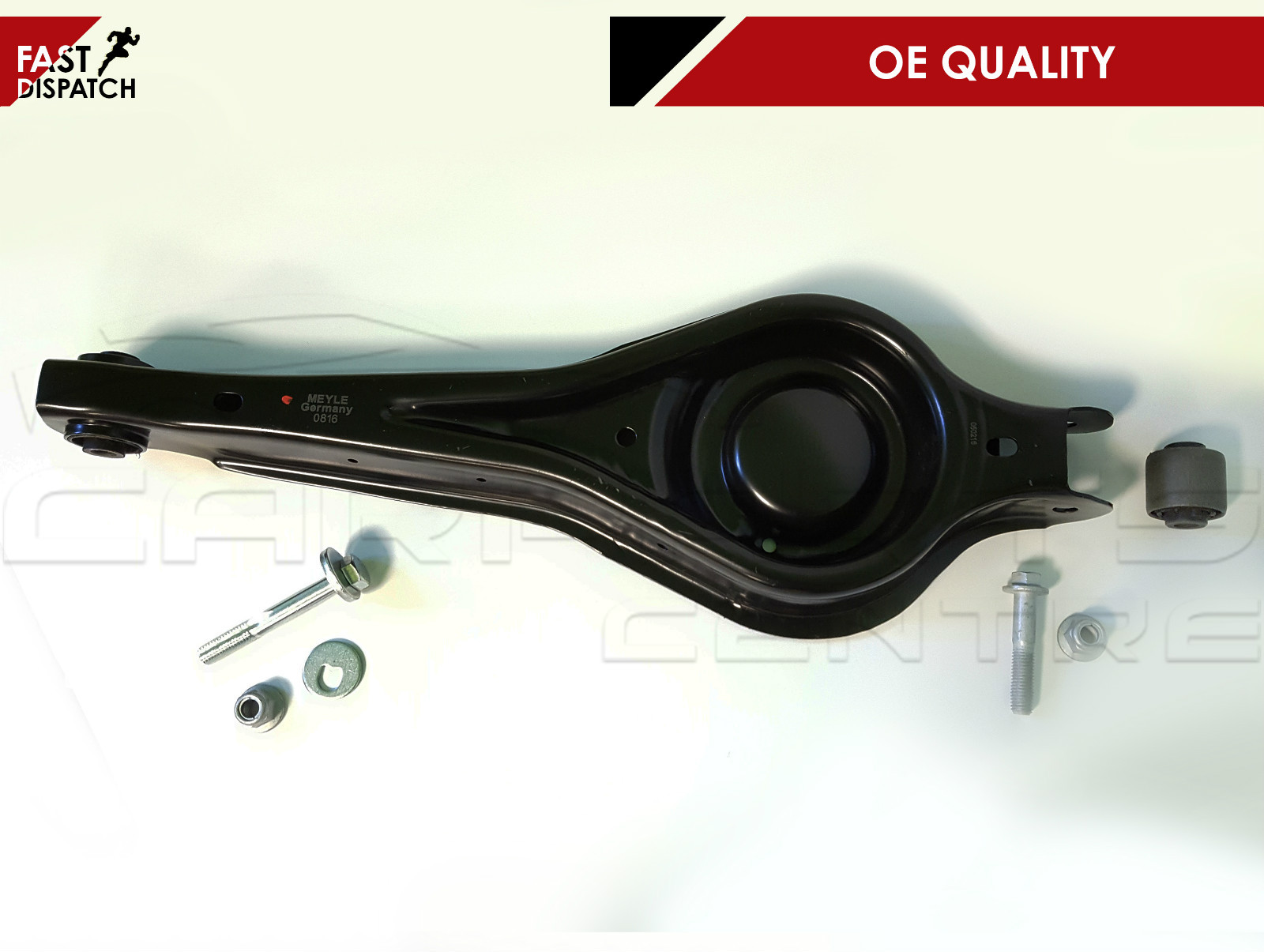 FOR JAGUAR X TYPE REAR LOWER TRAILING SPRING HOLDER ARM BUSH & FITTING ...