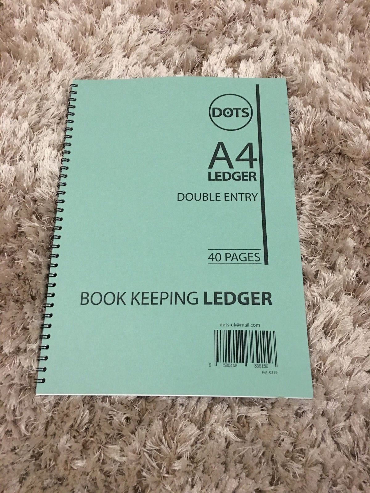A4 LEDGER BOOK DOUBLE ENTRY-ACCOUNTS BOOK KEEPING LEDGER 40 PAGES Wire ...