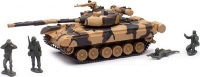 New Ray 1:32 Scale T80 Tank With Lights & Sounds Features & 4 Plastic ...