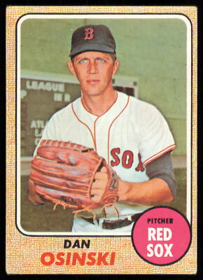 1968 Topps #331 Dan Osinski Boston Red Sox | eBay