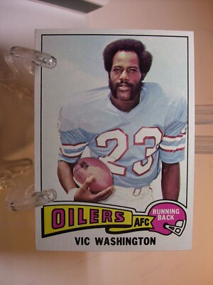 1975 Topps Football Card #83 Vic Washington (89677) | eBay