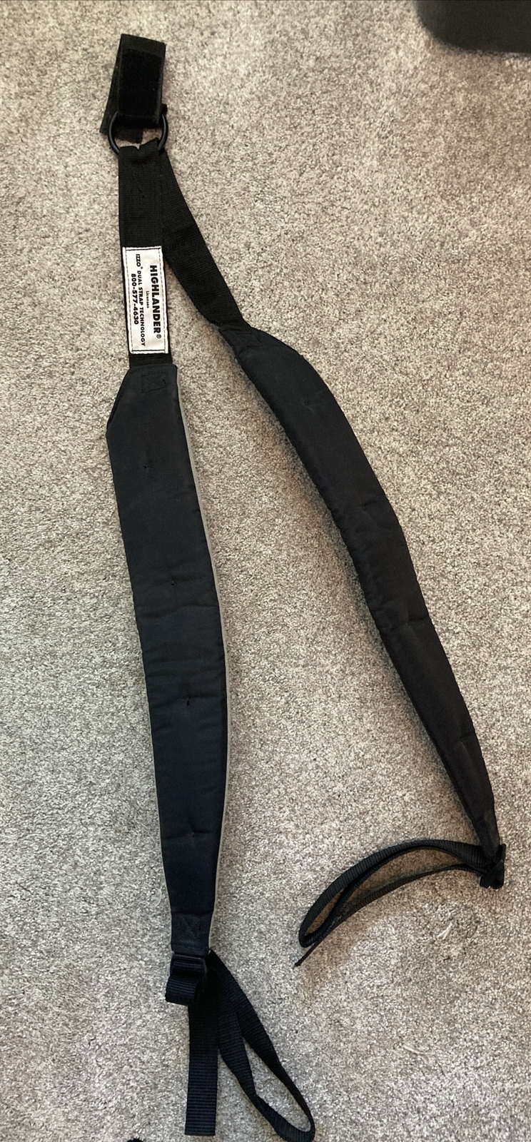 IZZO Highlander Golf Club Bag Carry Strap Dual 2 Padded Backpack Straps ...