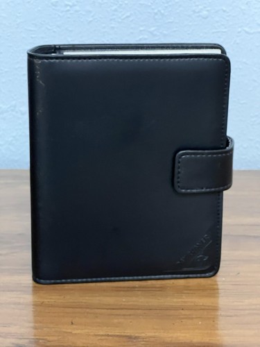 Vintage New Day Runner 1998 Snap-close Planner Black Faux Leather ...