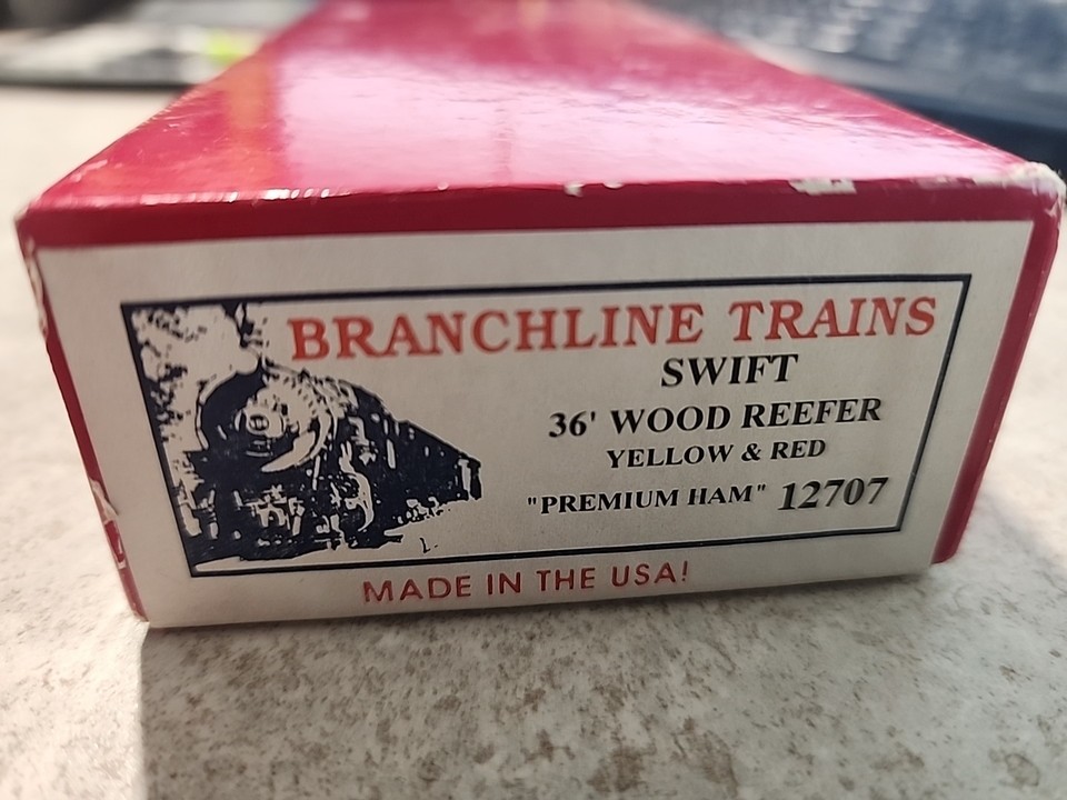 Branchline Trains HO Swift Packing 36' Wood Reefer " Premium Ham ...